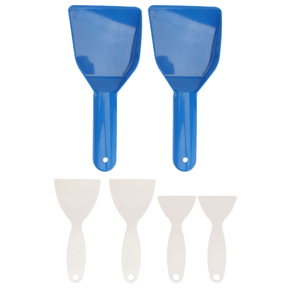 ETHZZLE 6-Pack Handheld Ice Scraper Shovels for Frost, Ice, and Dirt ...