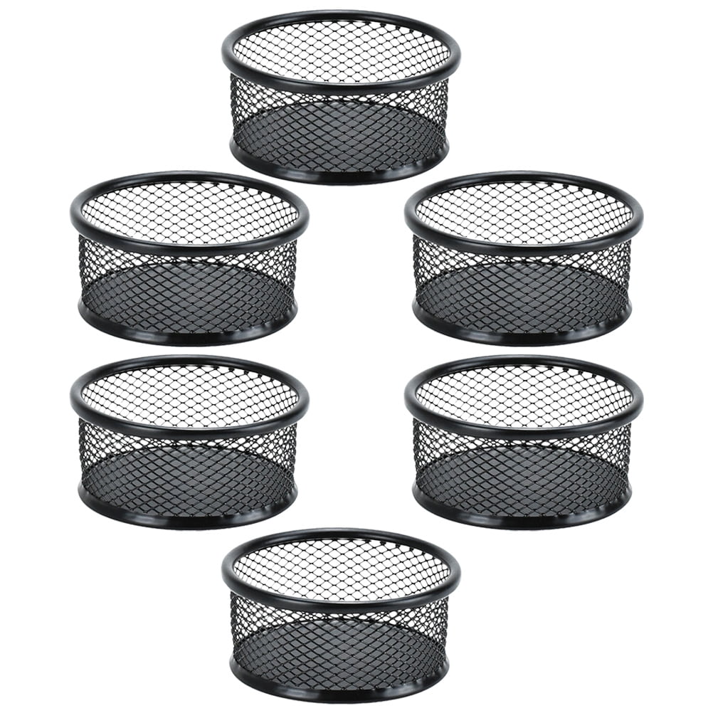 ETHZZLE 6Pcs Metal Mesh Paper Clip Organizers for Table Storage of ...