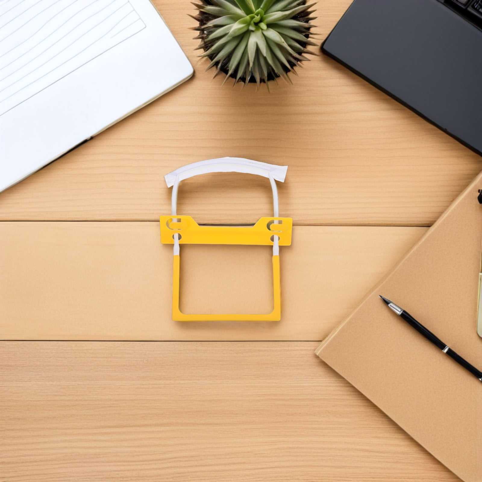 ETHZZLE 6Pcs Document Binder Clips with Adhesive Backing for Tidy ...
