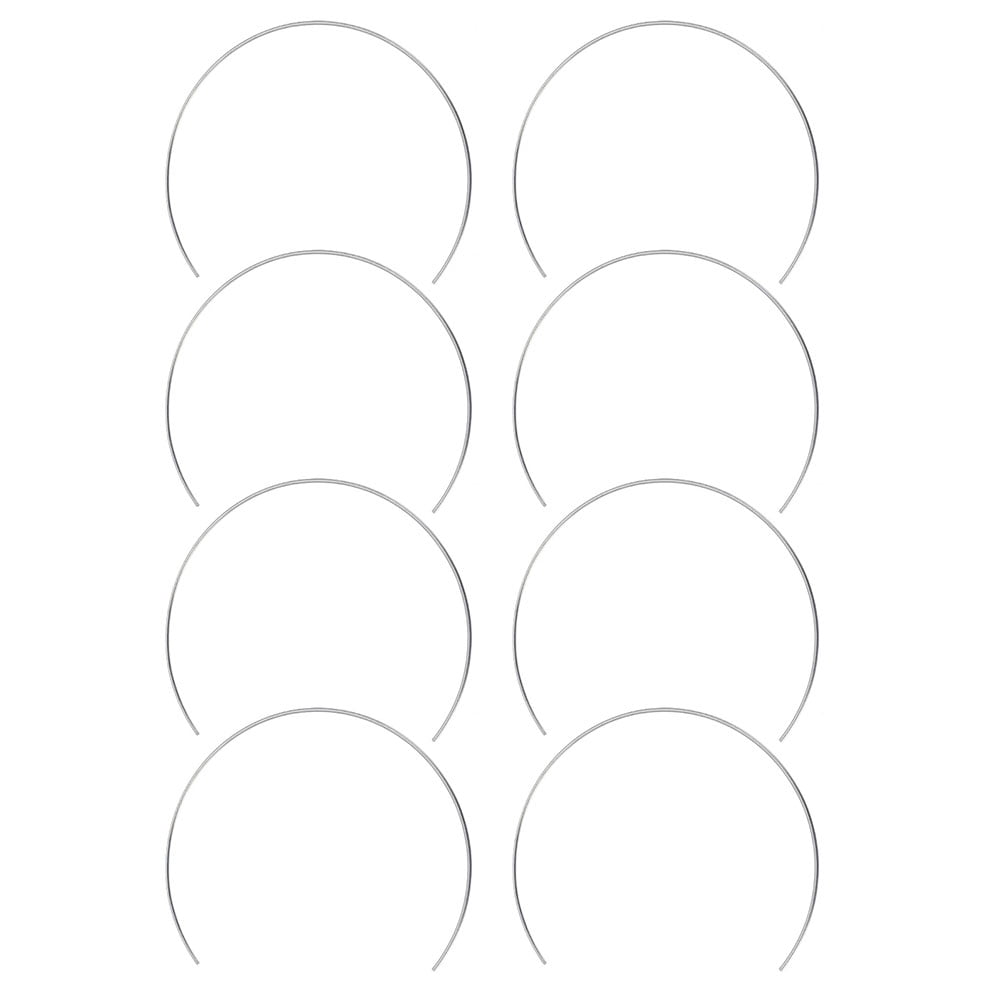 ETHZZLE 8Pcs Dreamcatcher Making Half Rings for Wreath Making and ...