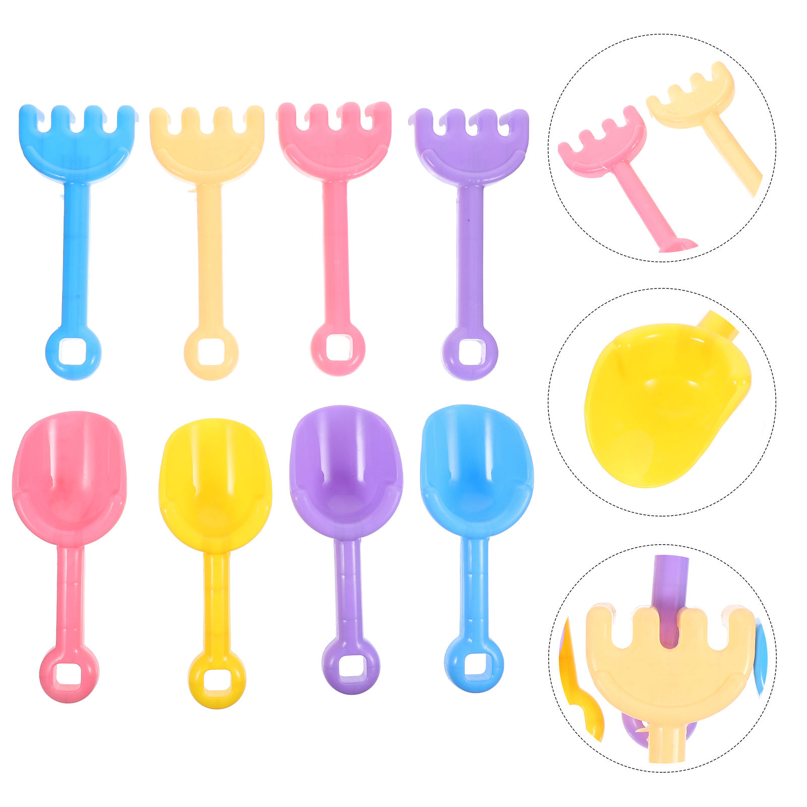 ETHZZLE 8pcs Sand Shovels Gardening For Sandbox And Beach Activities ...
