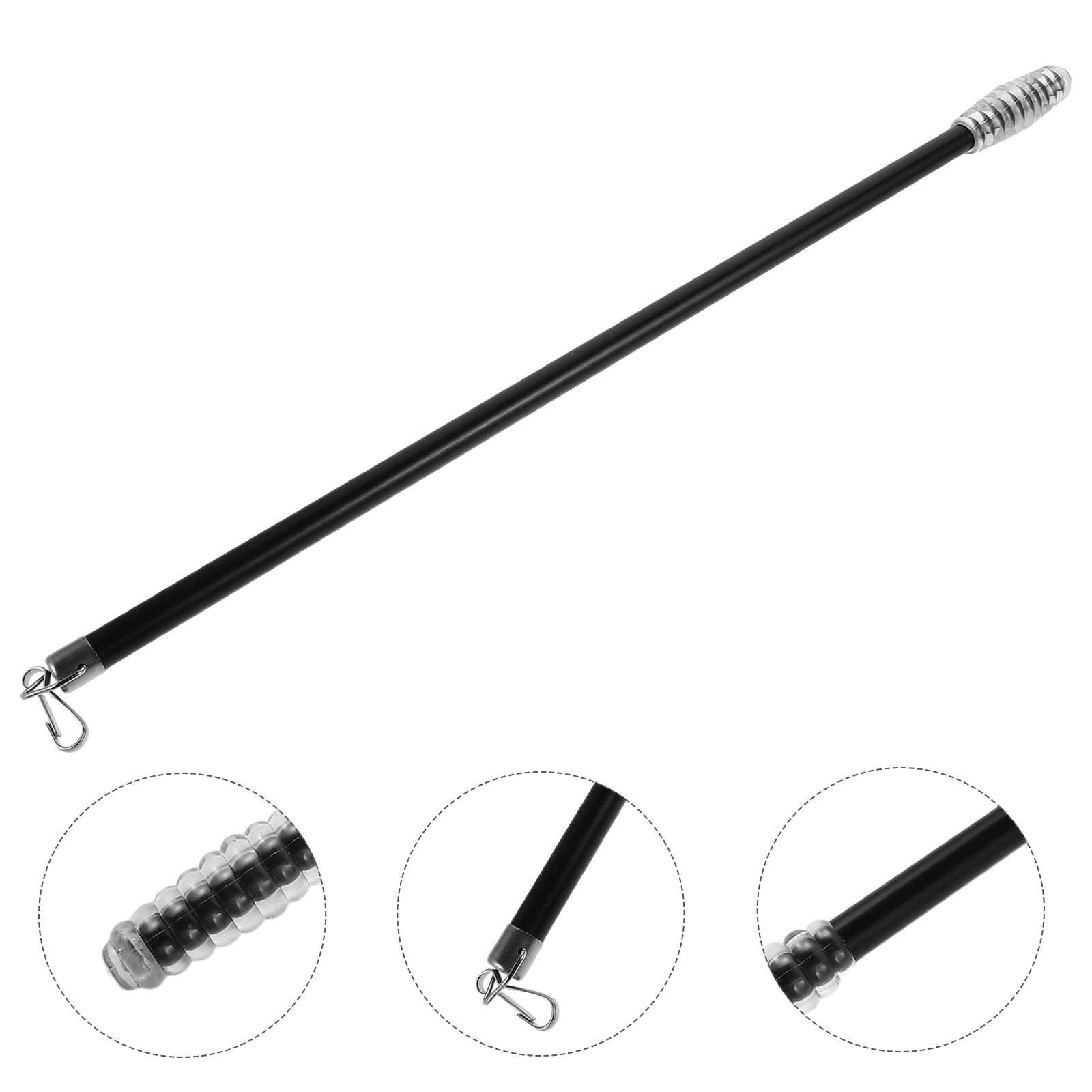ETHZZLE Scratch Resistant Black Curtain Pull Rod for Easy Maintenance ...