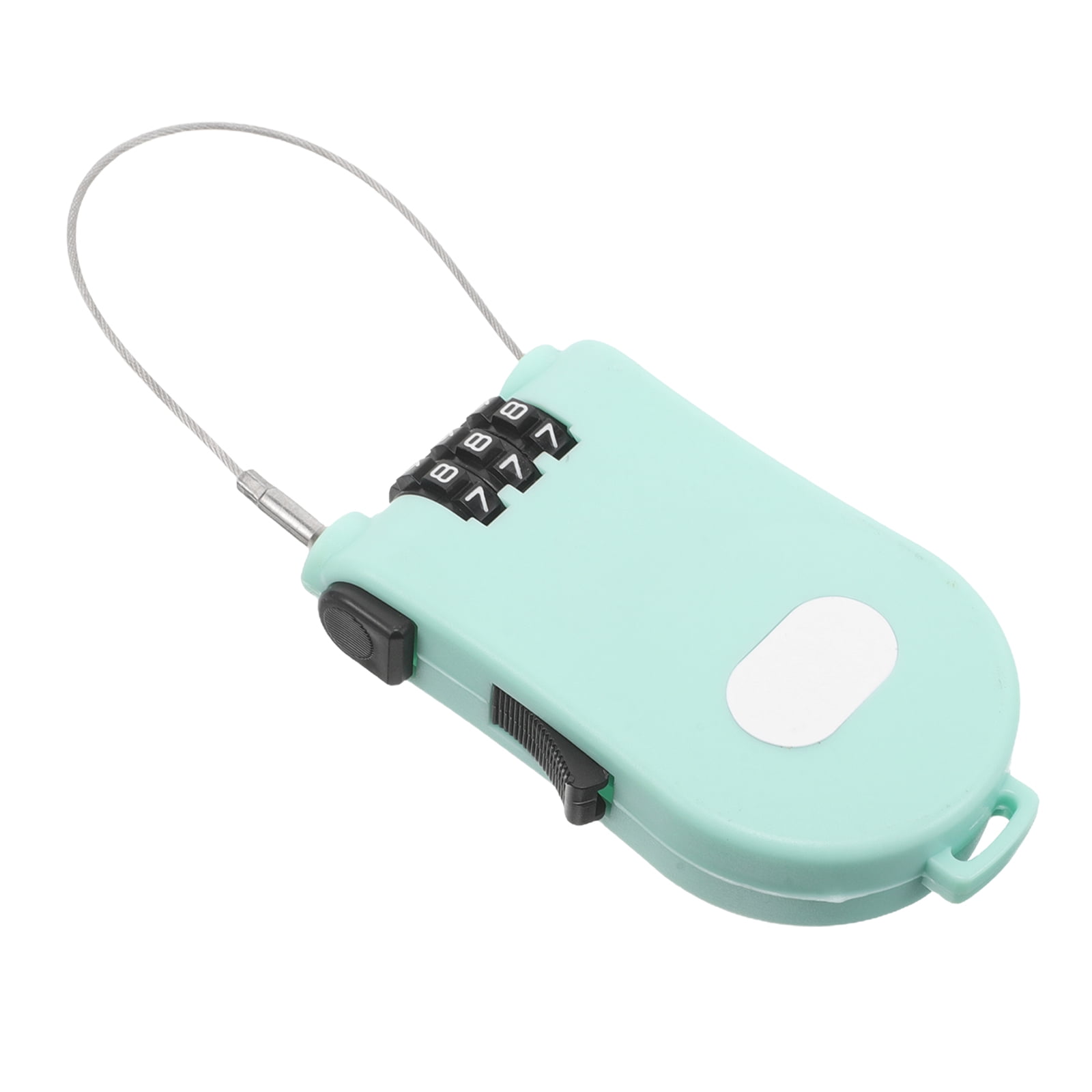 ETHZZLE Adjustable Light Lock with Steel Wire Combination Padlock for ...