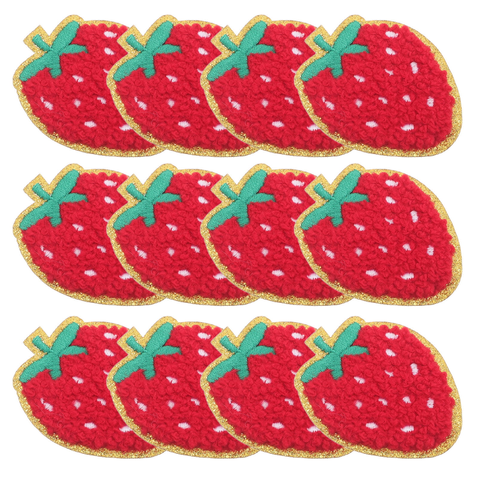 ETHZZLE Back to School 12pcs Embroidered Patches For Clothes In Red ...