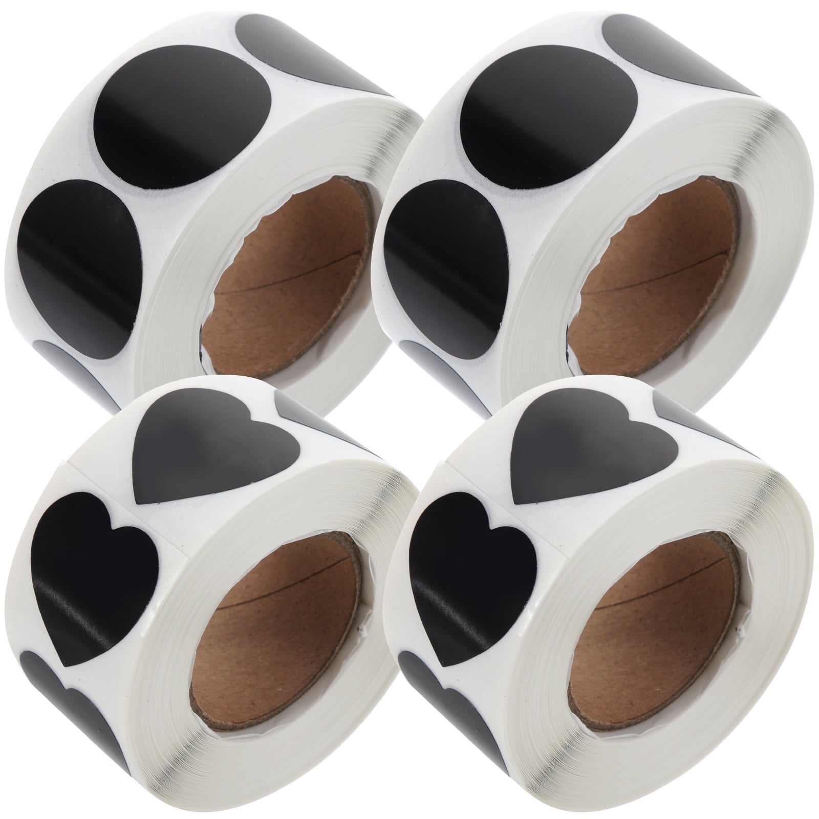 ETHZZLE Black Circle Sticker Paper for Notebooks Adhesive Dot Labels ...