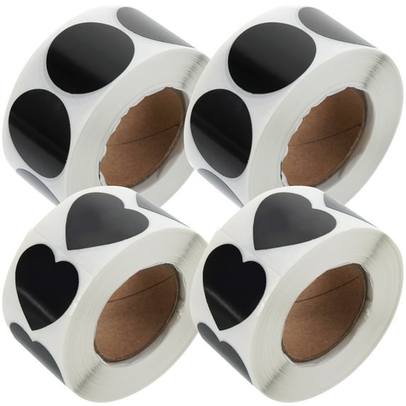ETHZZLE Black Circle Sticker Paper for Notebooks Adhesive Dot Labels ...