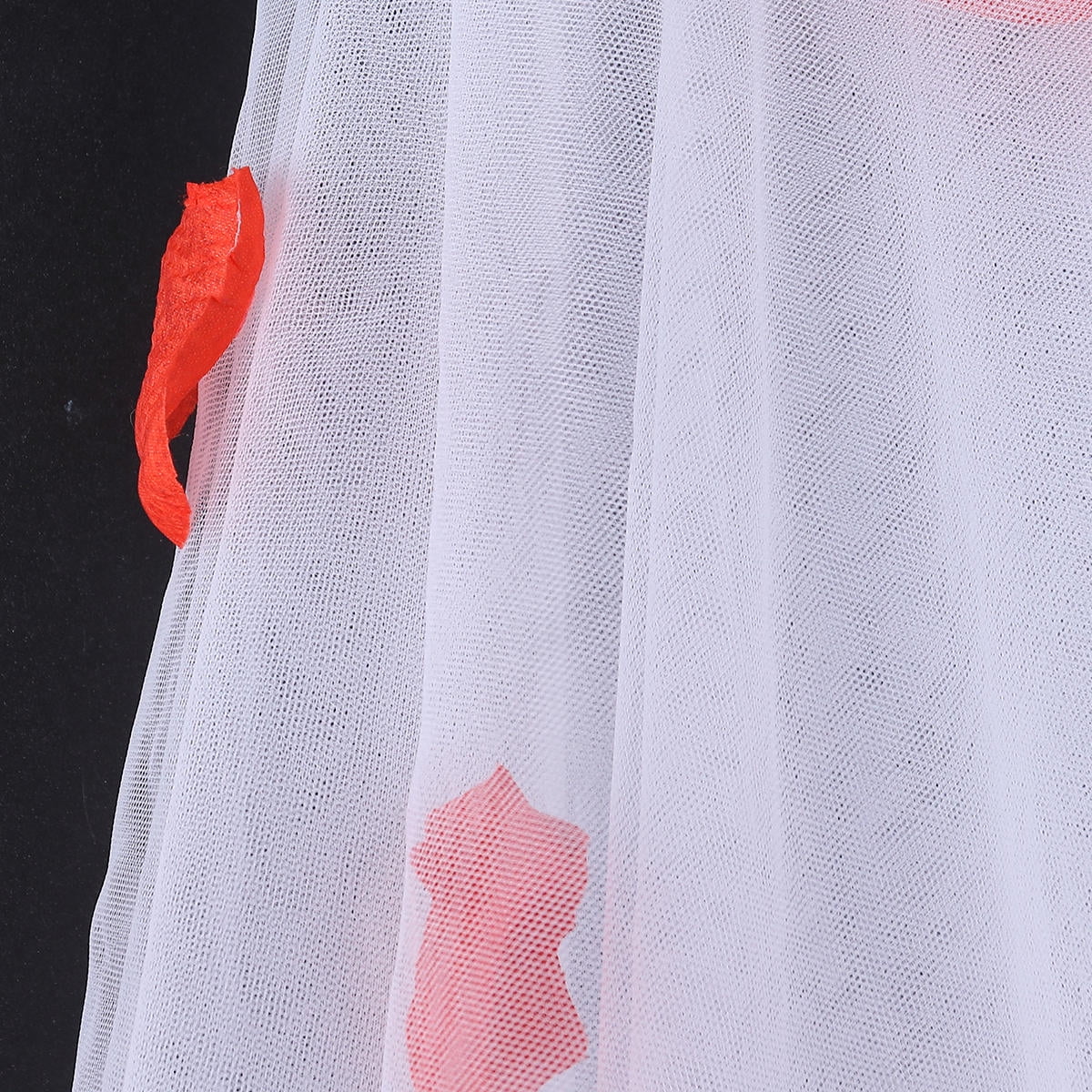 ETHZZLE White Mesh Wedding Veil with Elegant Flower Petals for Bridal ...