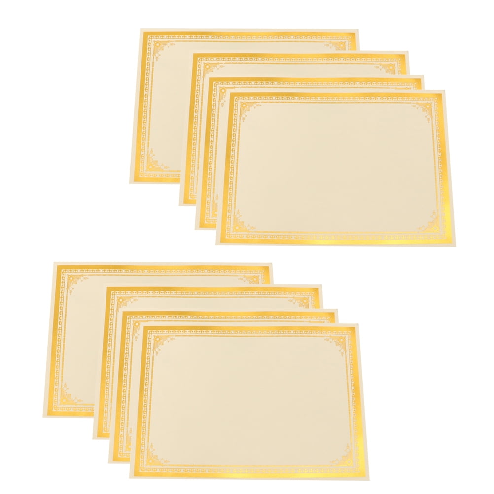 ETHZZLE Certificate Paper Assorted Color Blank A4 Sheets for Award ...