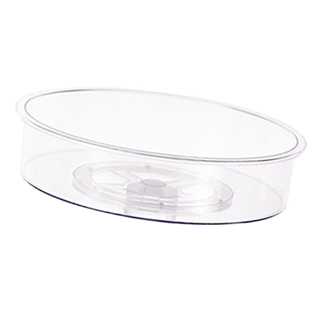 ETHZZLE Clear Turntable Organizer for Kitchen Cabinet Rotating Spice ...