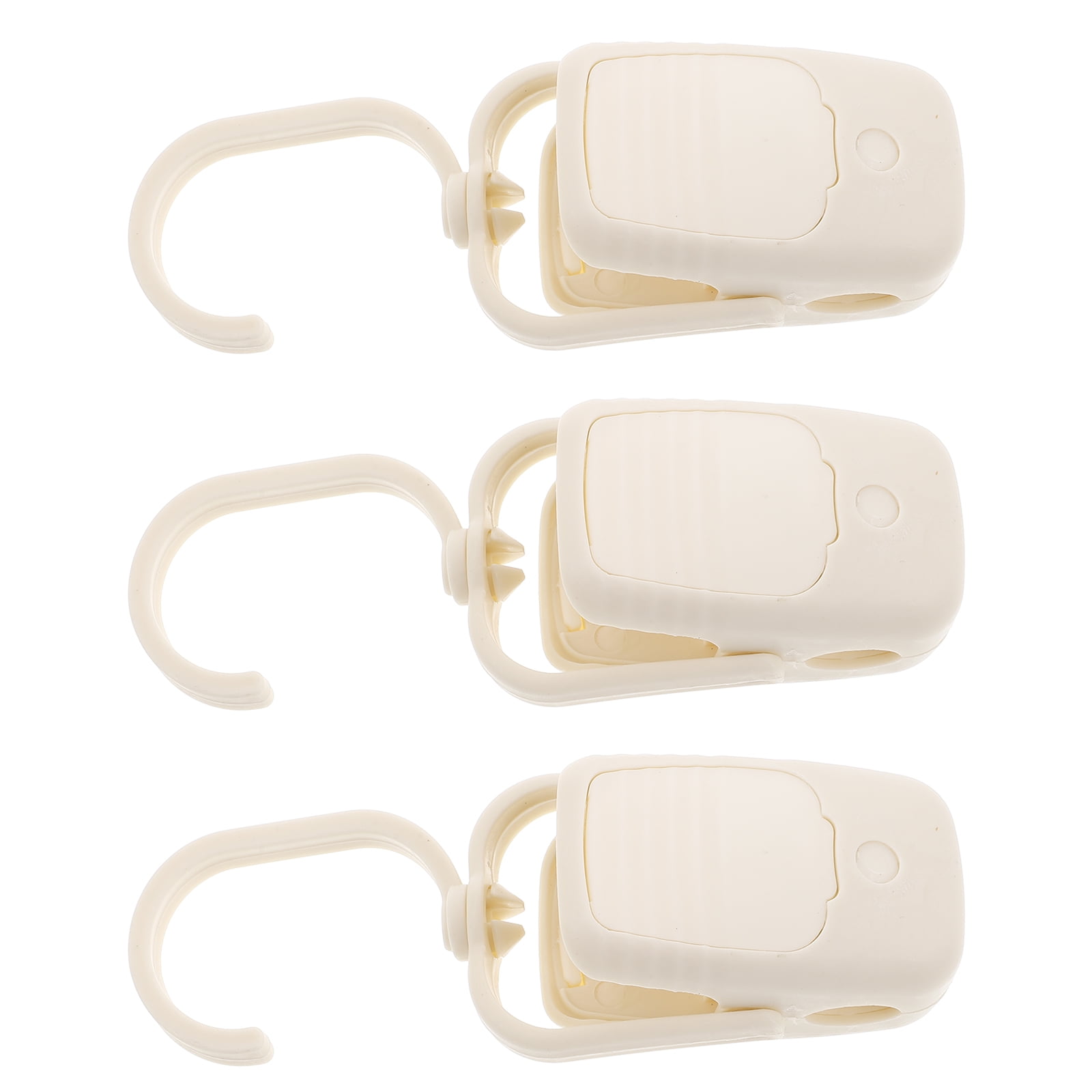 ETHZZLE Clothes Drying Clips 3Pcs Plastic Laundry Hooks with Clips for ...