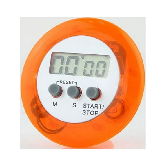 ETHZZLE Digital Kitchen Timer Orange Magnetic Back Loud Alarm Countdown Stopwatch - Walmart.com