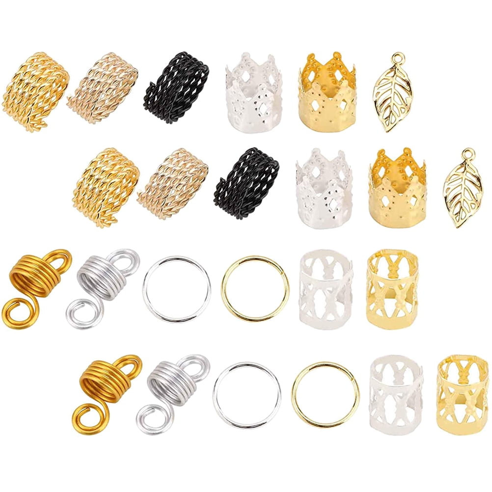 ETHZZLE Dreadlocks Accessories Assorted Color Metal Hair Cuffs for ...