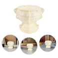 ETHZZLE Durable Beige Plastic Cement Flower Pot Mold for Concrete ...