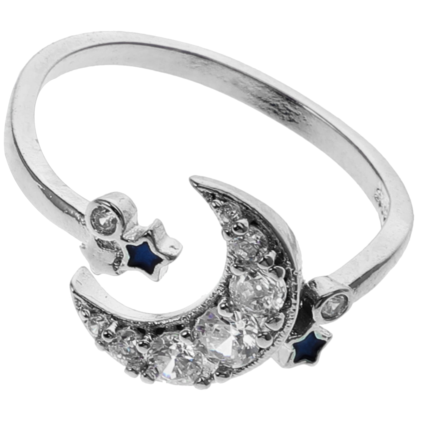 ETHZZLE Fashionable Plated Womens Adjustable Small Metal Ring for ...