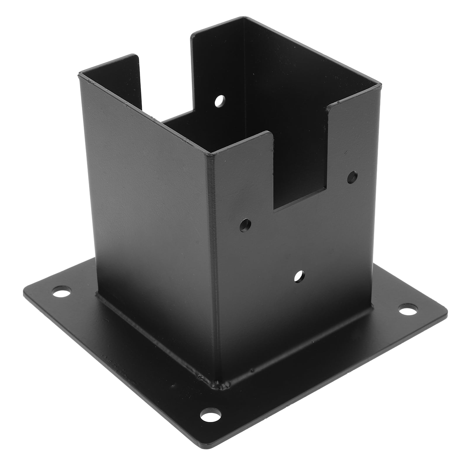 ETHZZLE Fence Post Base Support 1Set Iron Material For Deck Railing ...