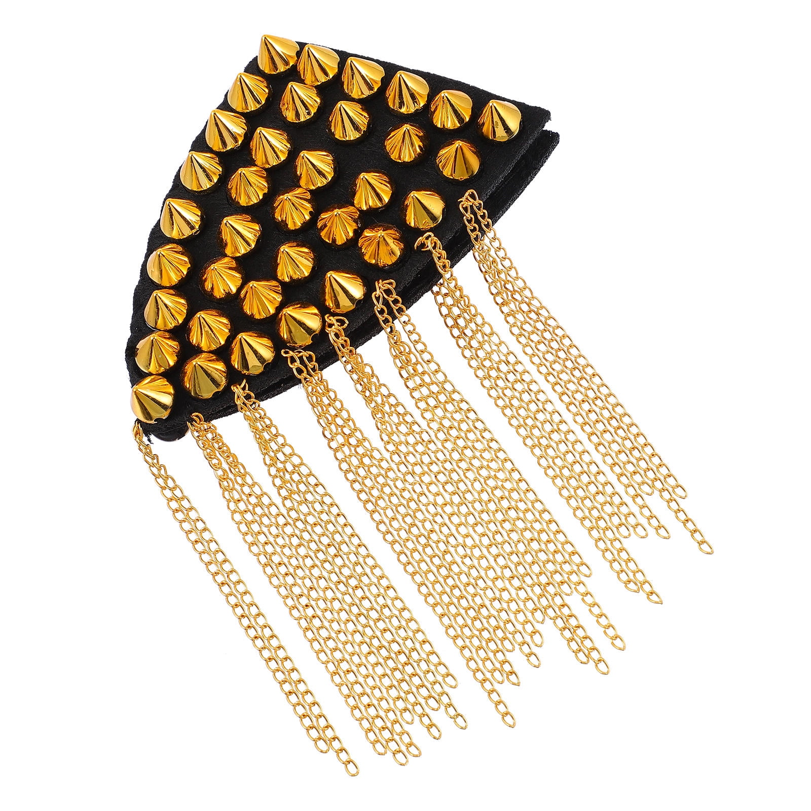 ETHZZLE Metal Tassel Link Chain Epaulet Golden 1Pack - Walmart.com