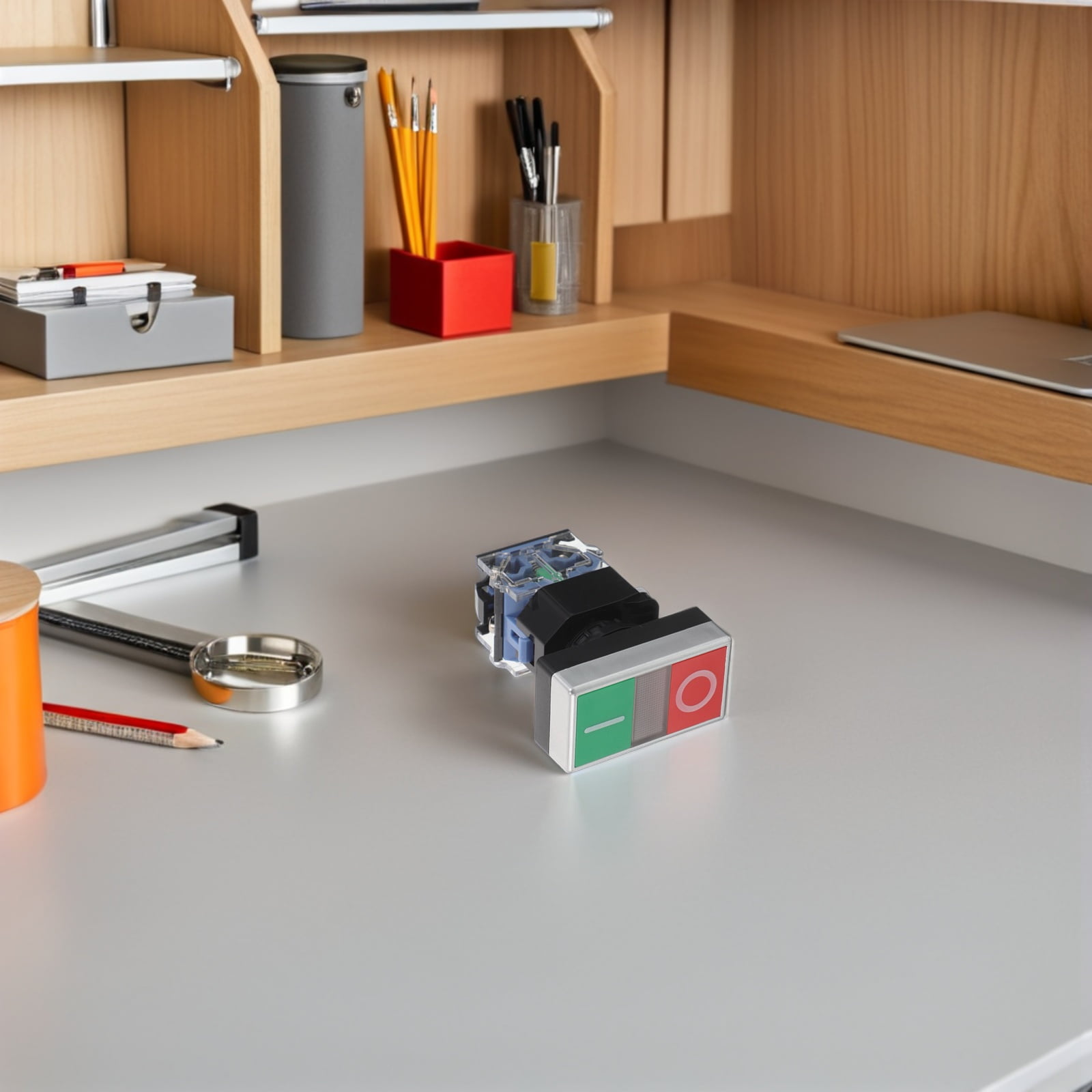 ETHZZLE Heavy Duty Normally Closed Momentary Switch with Dual Control ...