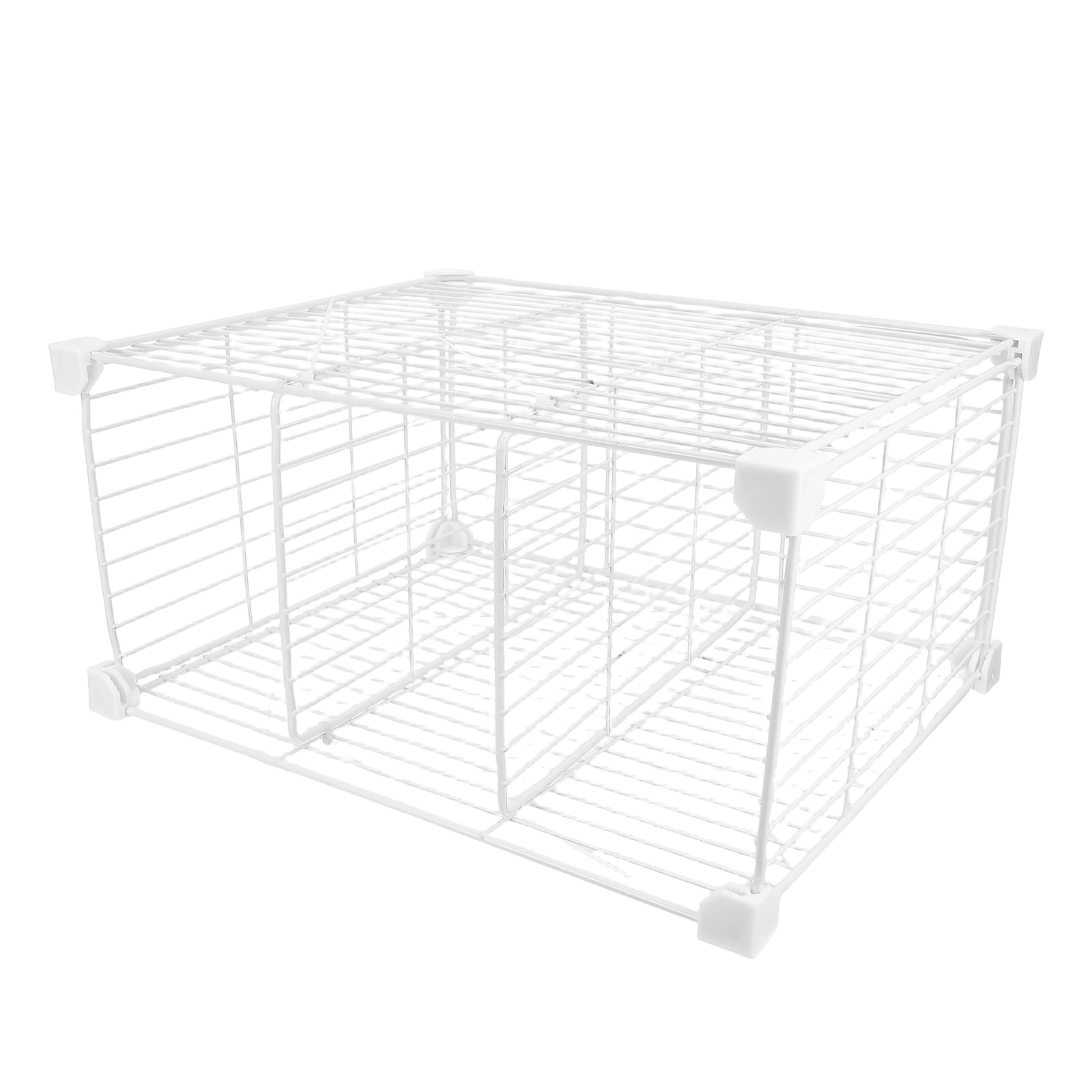 ETHZZLE Sturdy White Iron Freezer Baskets for Efficient Cold Food ...
