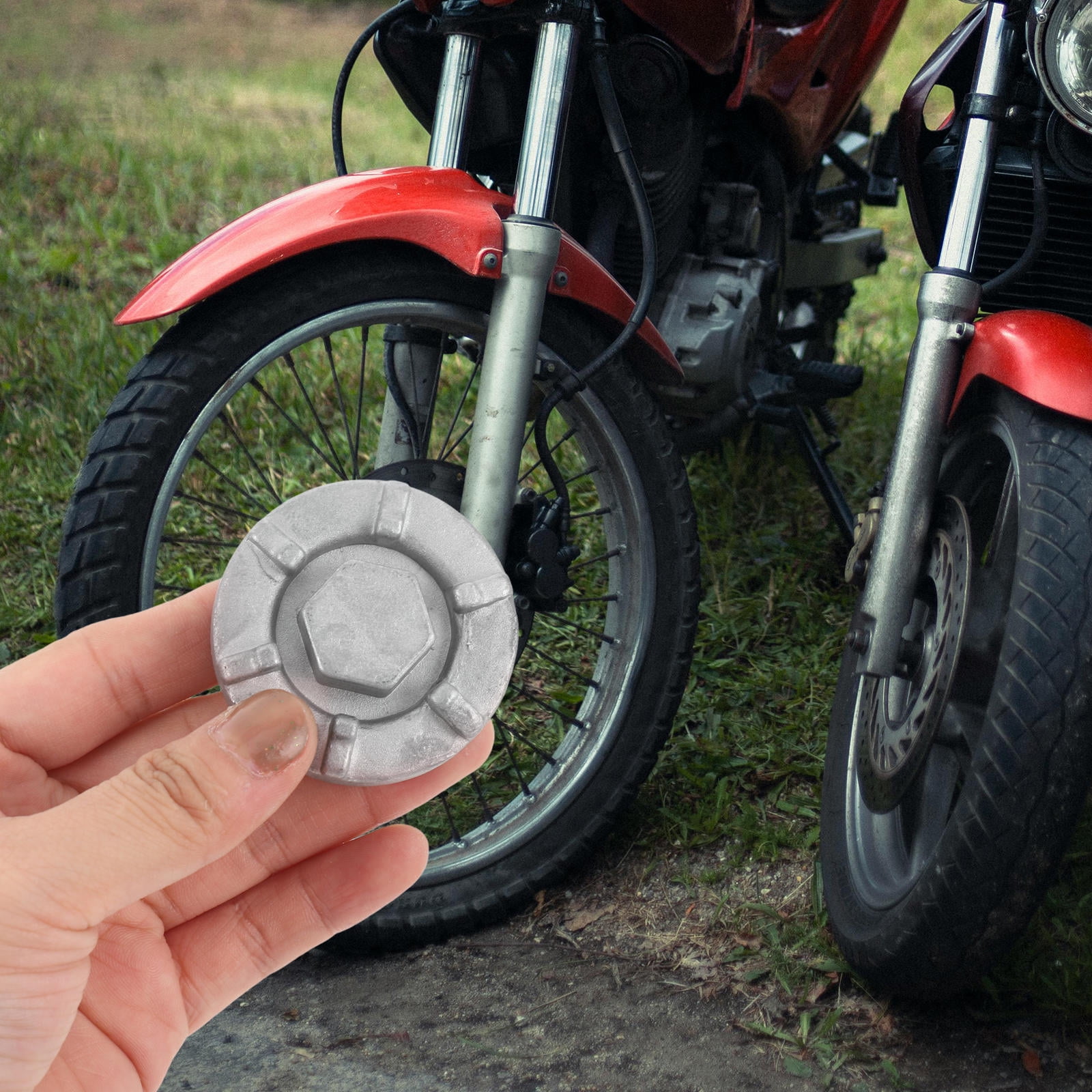 ETHZZLE Lightweight Metal Oil Tank Cover with Easy Oil Drain Screw for ...