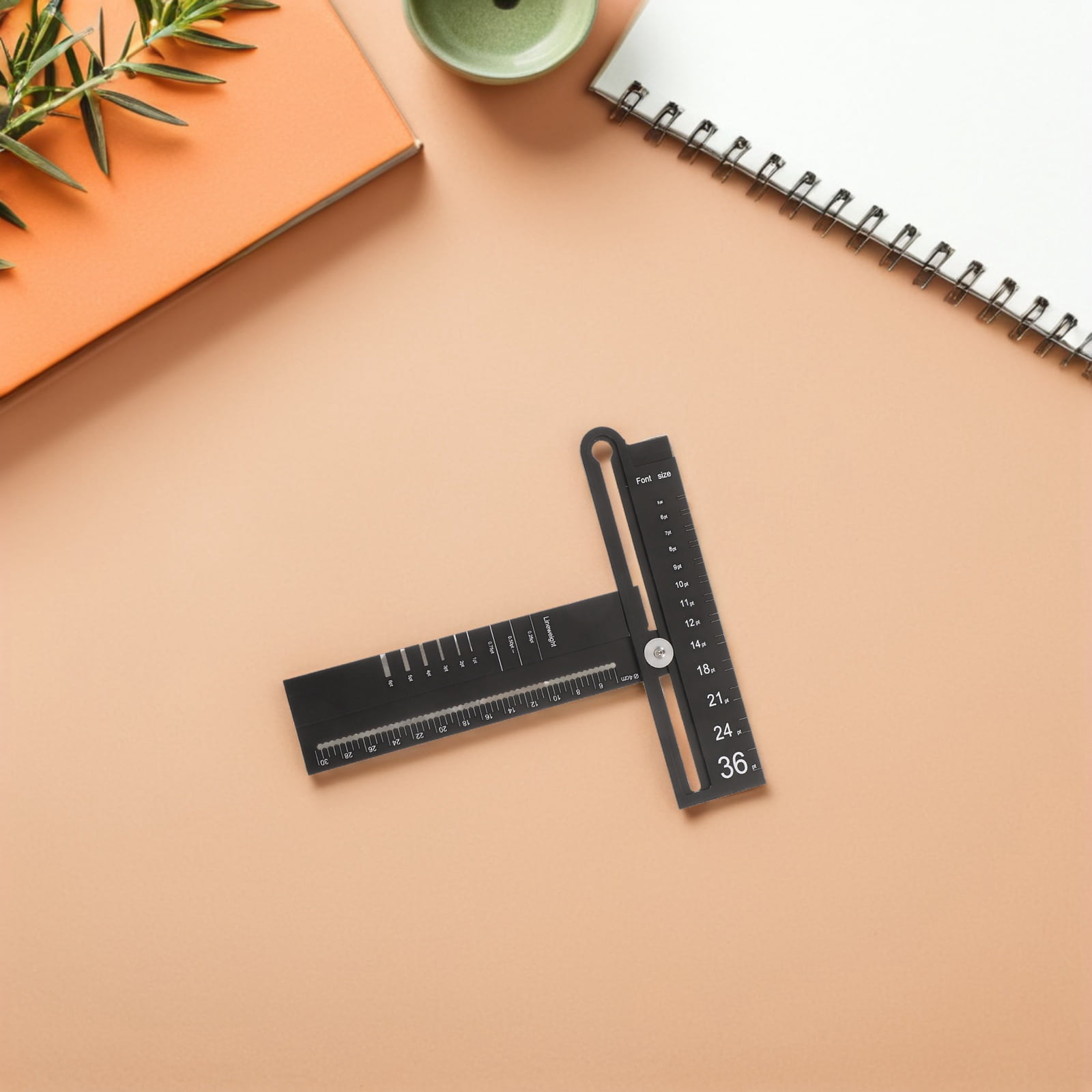 ETHZZLE Multi-Function Ruler Compass Protractor For Architects - Metal ...