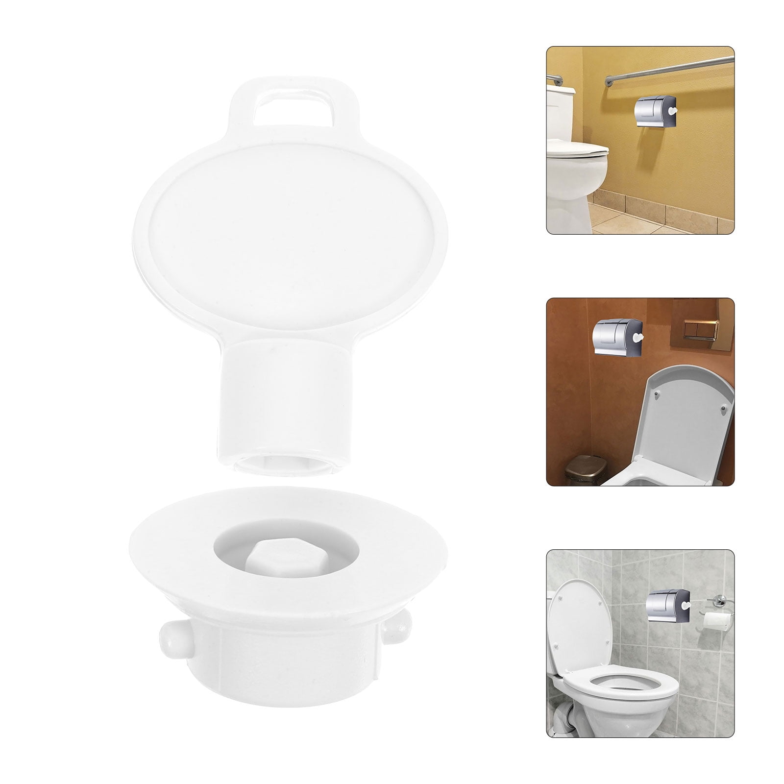 ETHZZLE Plastic Paper Towel Key with Lock Triangular Locking Facility ...