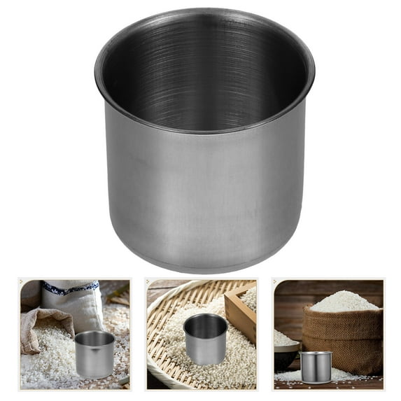 ETHZZLE Stainless Steel Rice Cup Measuring Container for Kitchen ...