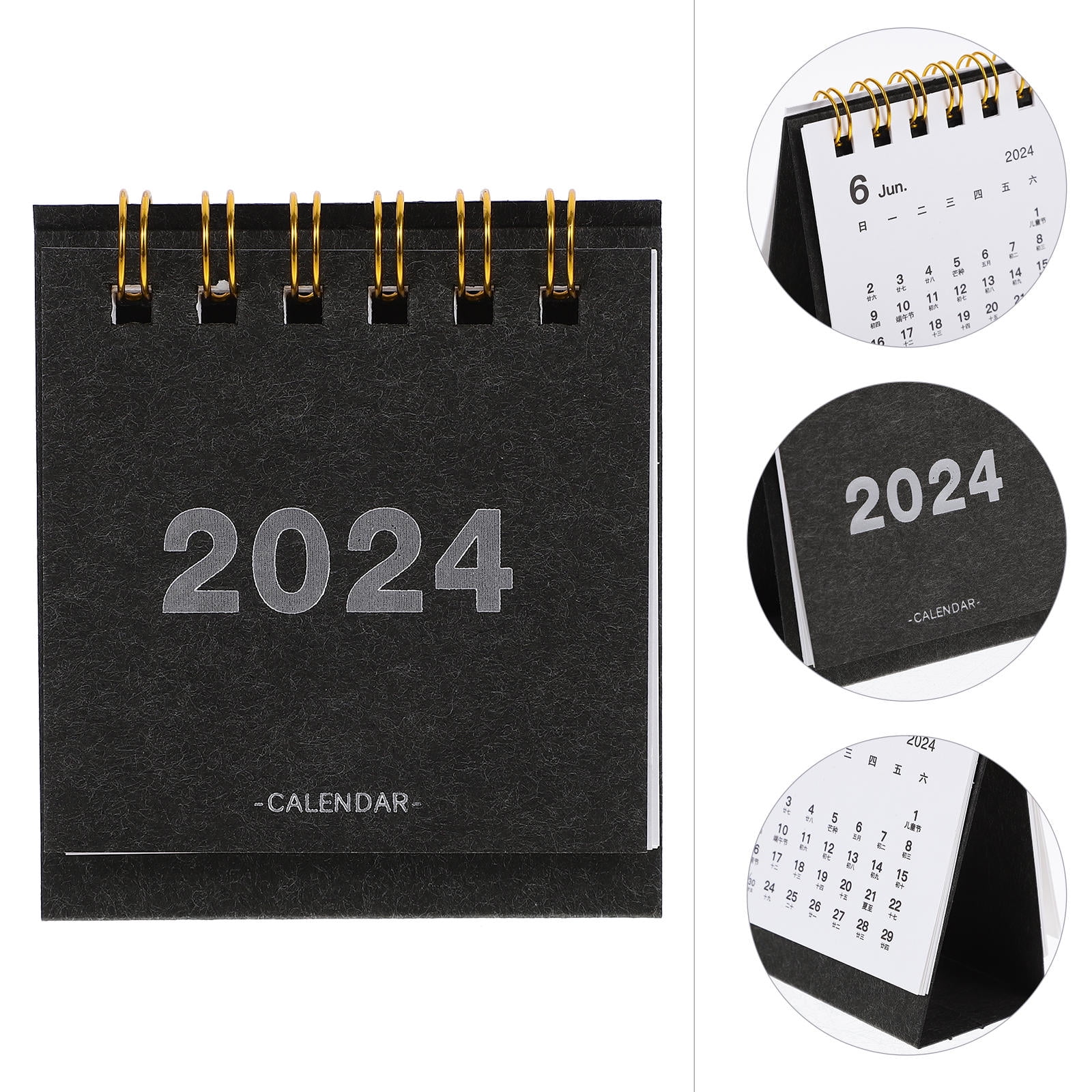 ETHZZLE Compact Mini Standing Desk Calendar Daily Planner for Office ...