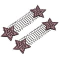 ETHZZLE Stretchable Invisible Hair Clips 2pcs Rhinestone Hair Clips U ...