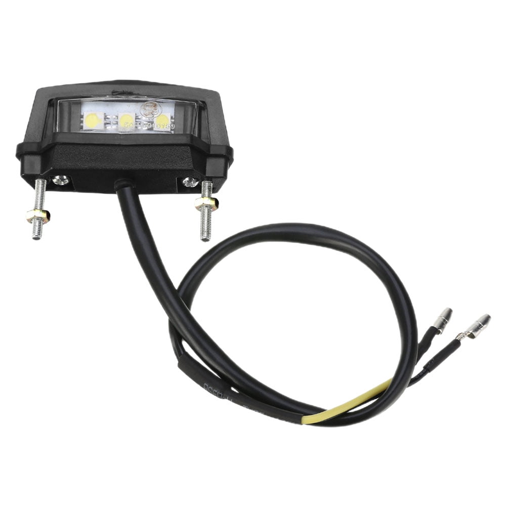 ETHZZLE Universal Black LED License Plate Light for Car and Truck with ...