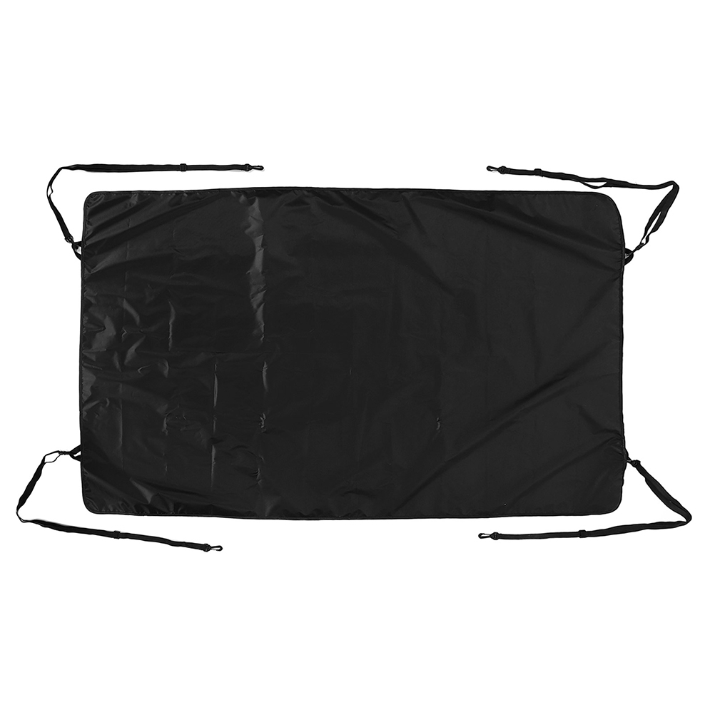 ETHZZLE Waterproof Black Oxford Cloth Rv Rear Trunk Sun Shade Protector ...