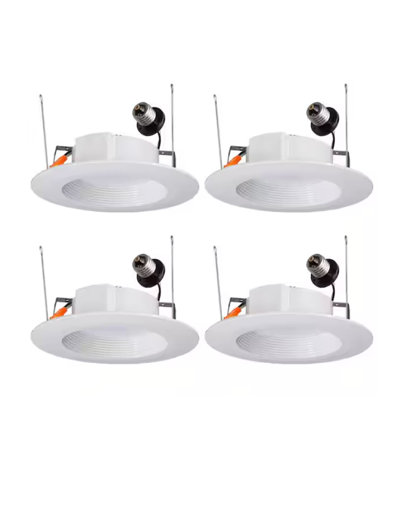 ETI 5/6" LED Retrofit Downlight 4 Pack, 2700K Soft White, 53193101 - Walmart.com