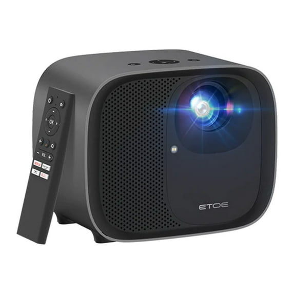 ETOE E3 Pro Google TV Smart Projector, 1080P FHD, 600 ANSI, 20W Audio ...