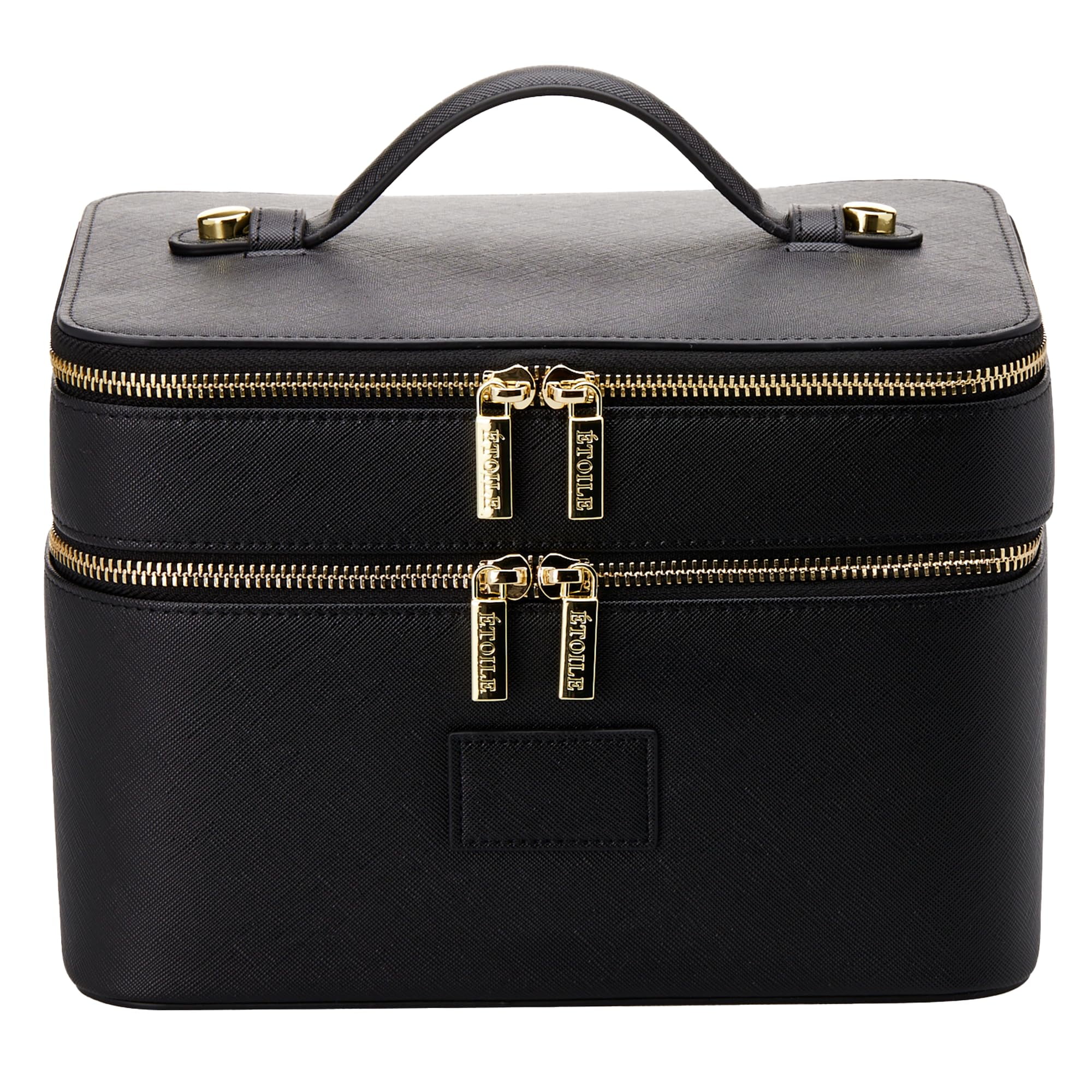 ETOILE - Duo Vanity Case Black - Large Functional Travel Makeup Bag ...