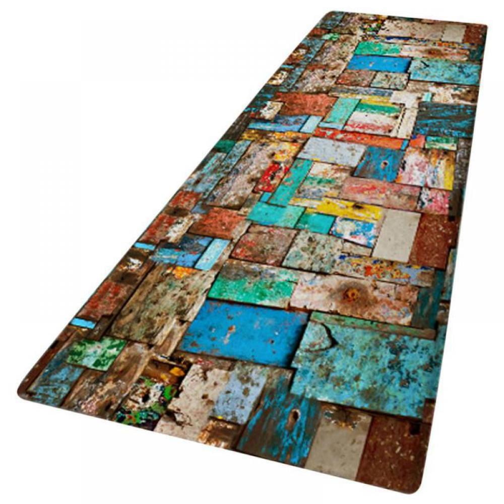 ETOSHOPY Floor Mat Printed Area Rug Long Hallway Runner for Kitchen ...