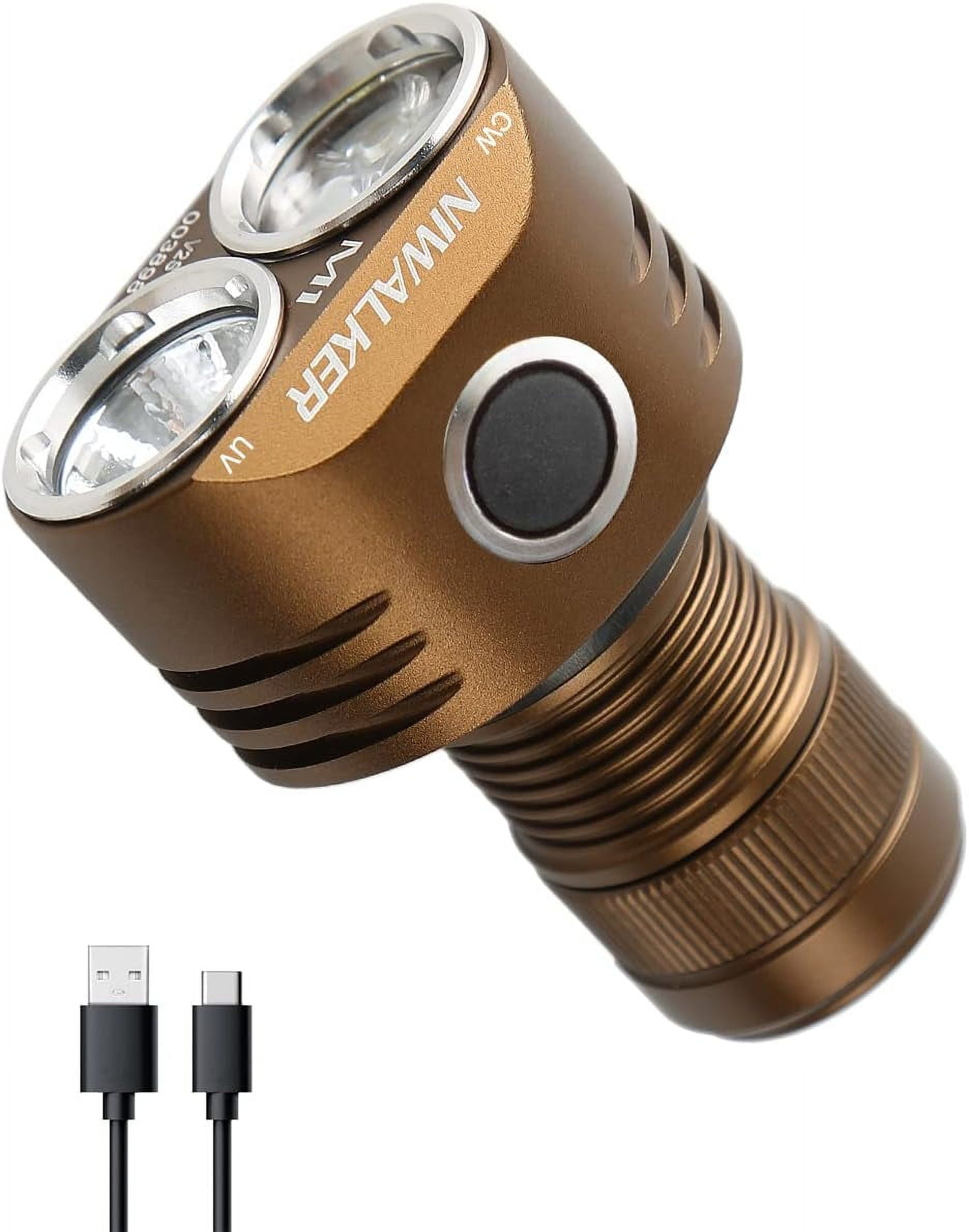 ETmini V2S Rechargeable LED Handheld Flashlight, Water and Impact ...