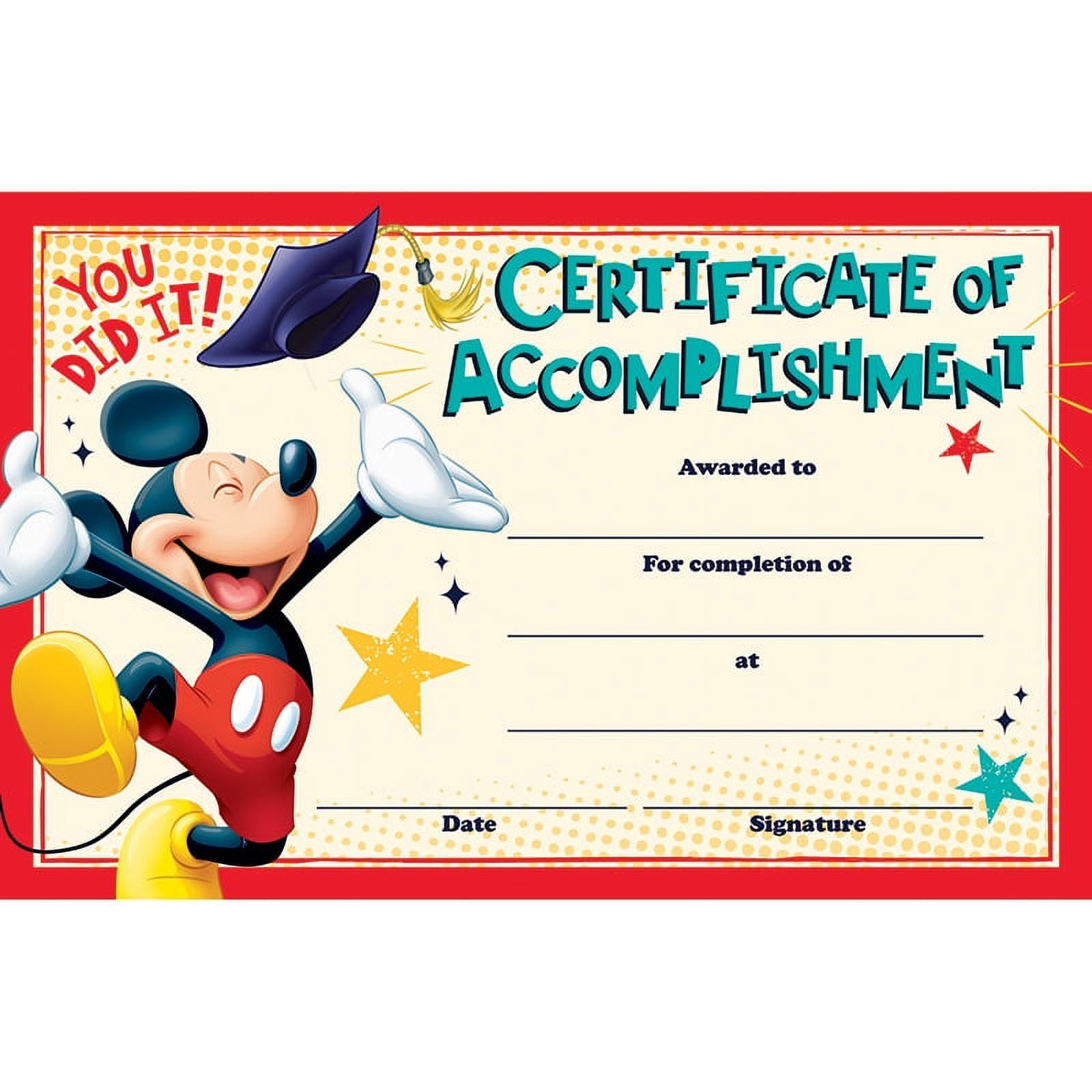 EU-844206 - Mickey Graduation Recognition Awards by Eureka - Walmart.com