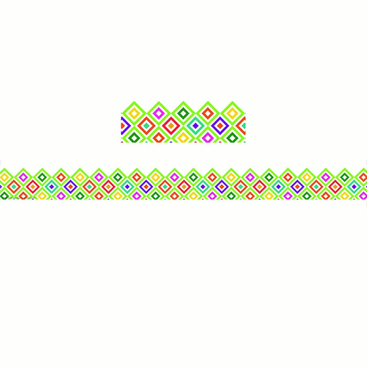 EU-845628 - A Sharp Bunch Diamond Pattern Deco Trim Extra Wide Die Cut ...