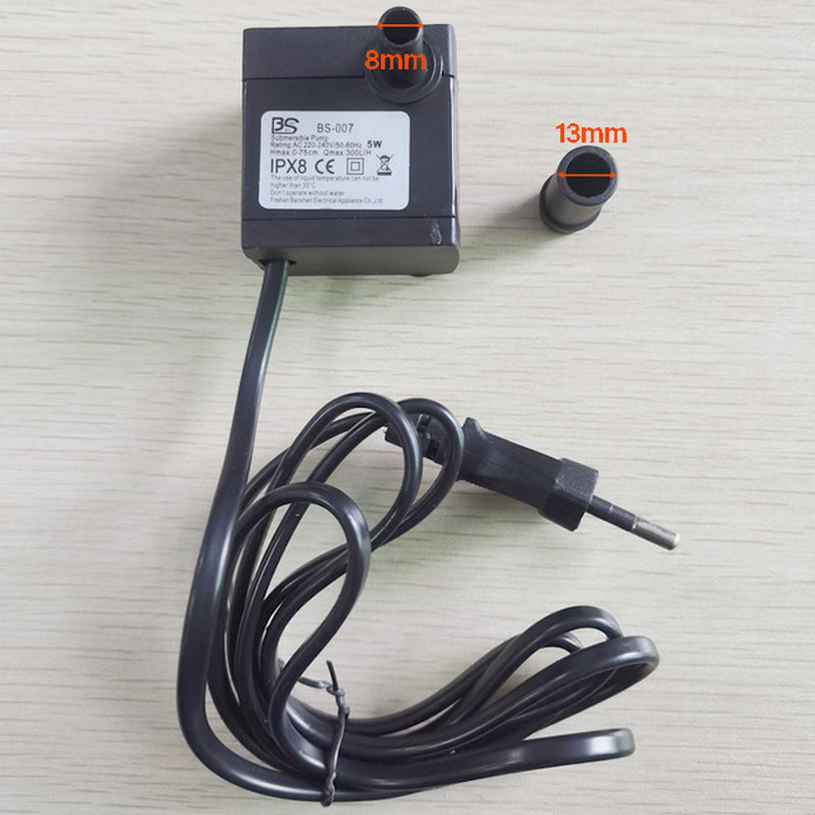 EU Plug Ac 220V 20W High Power Submersible Water Pump USB Aquarium ...
