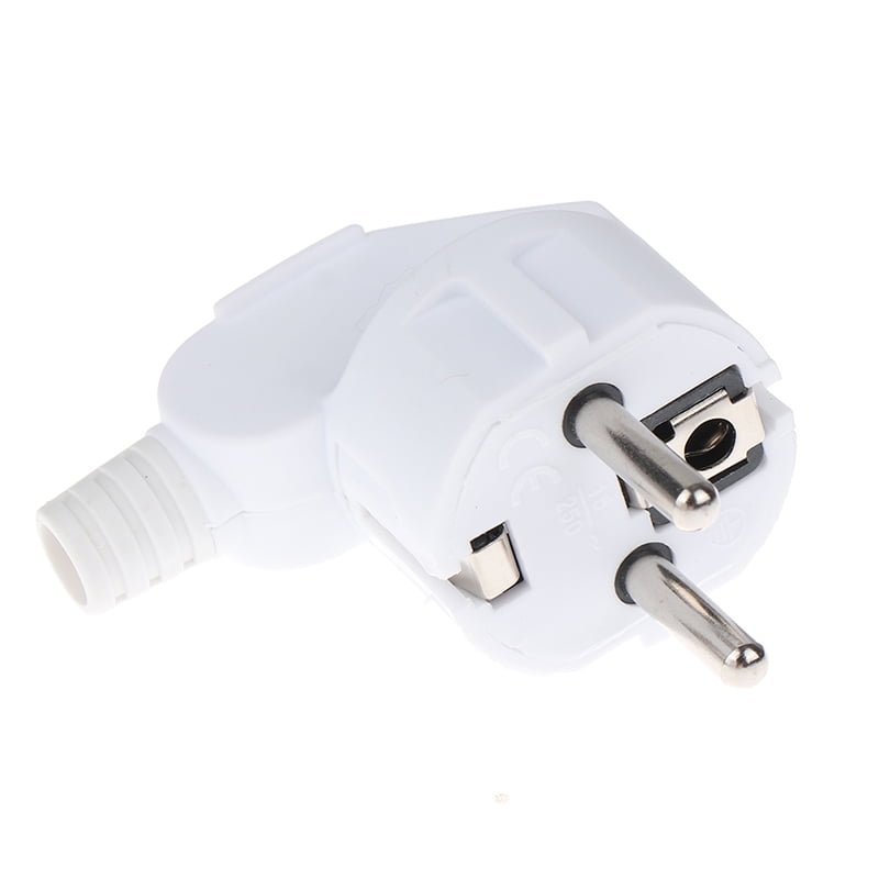 EU Plug Adapter 16A Male Replacement Outlets Rewireable Schuko ...