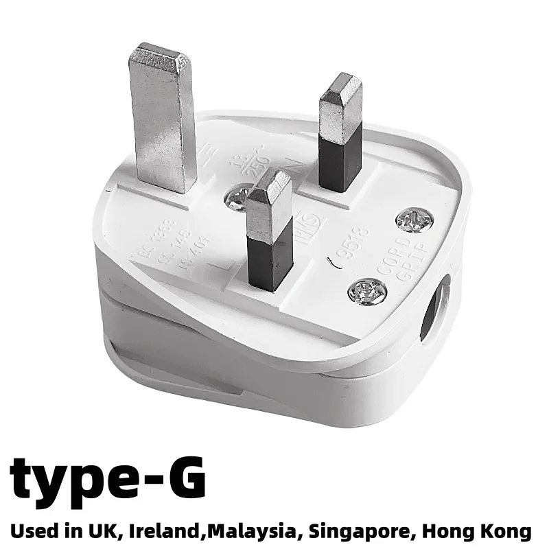 EU Plug Adapter 2.5A/16A Male Replacement Outlets Rewireable Schuko ...
