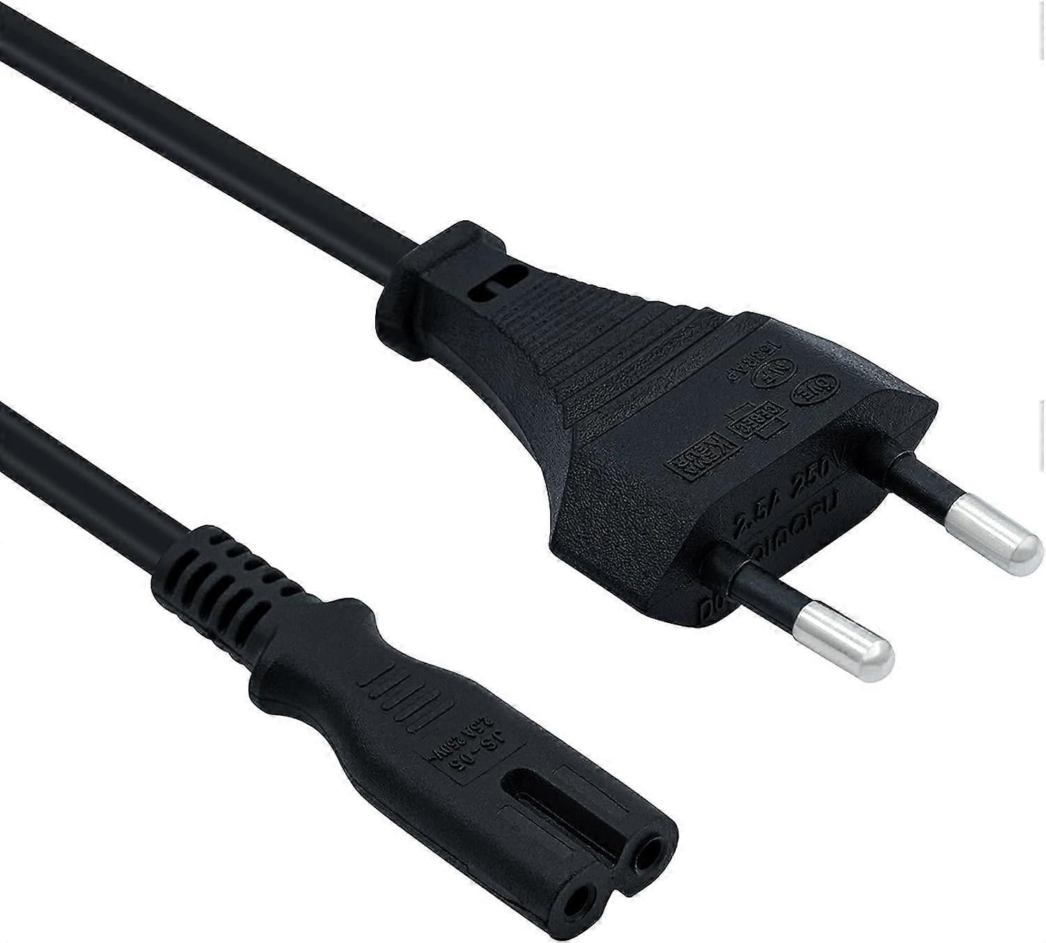 EU Plug C7 Power Cable - 1.5M for PS5 / Xbox Series X / S (Black ...