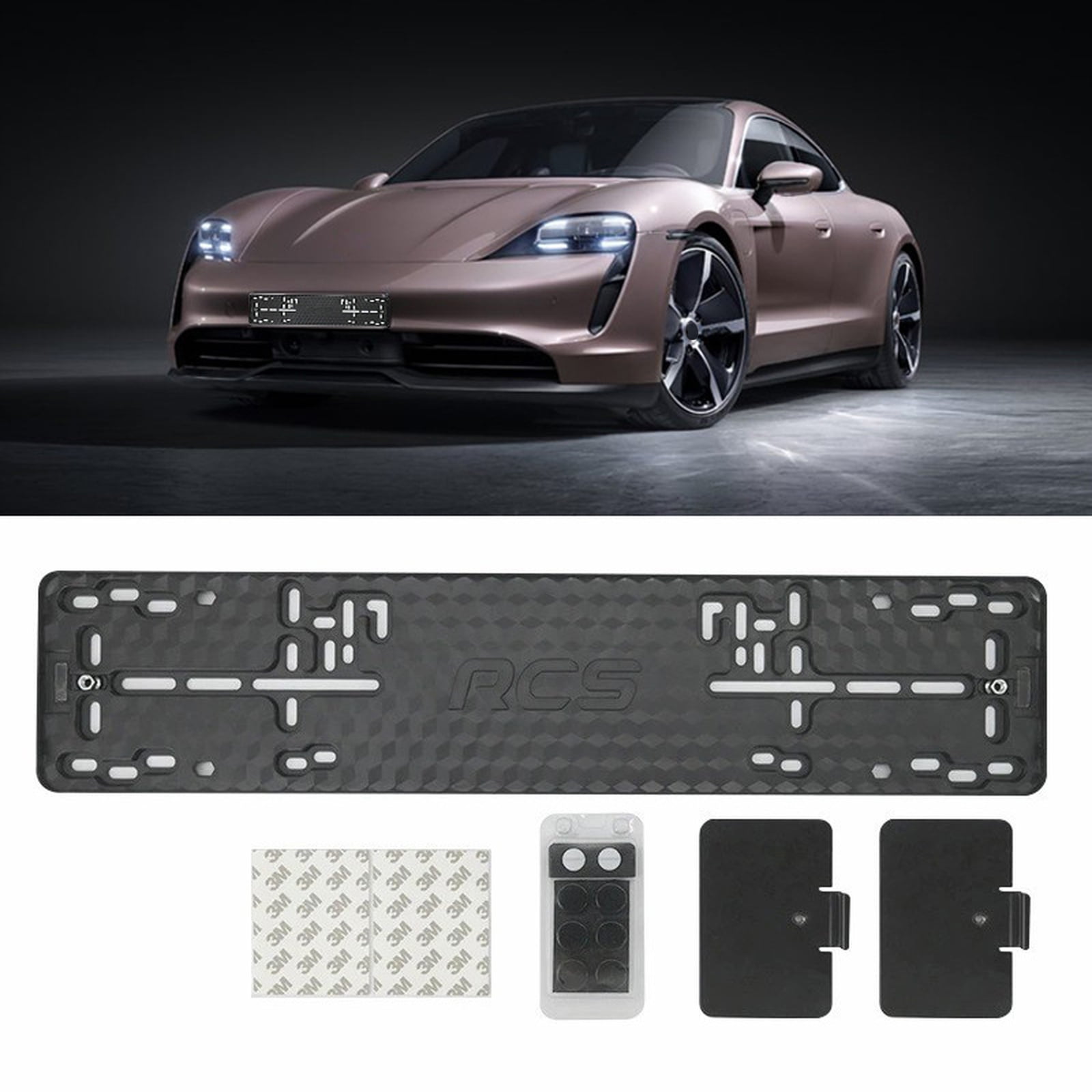 EU-Standard License Plate Frame, ABS Plastic For Russia, RCS Holder ...