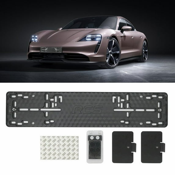 EU-Standard License Plate Frame, ABS Plastic For Russia, RCS Holder ...