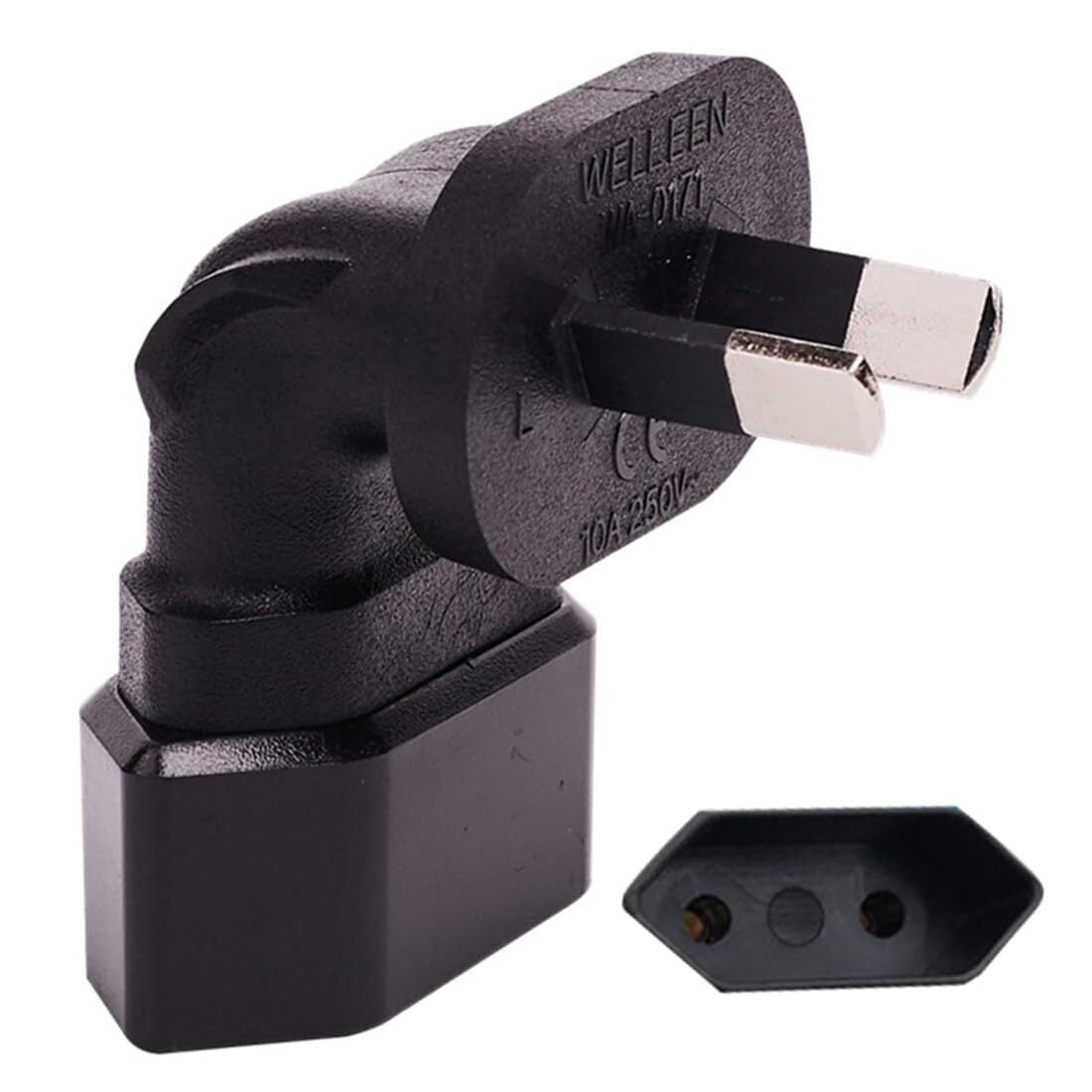 EU to UK Adapter Schuko Euro Socket 2 Pin to 13 Amp 3 Pin Plug.British ...