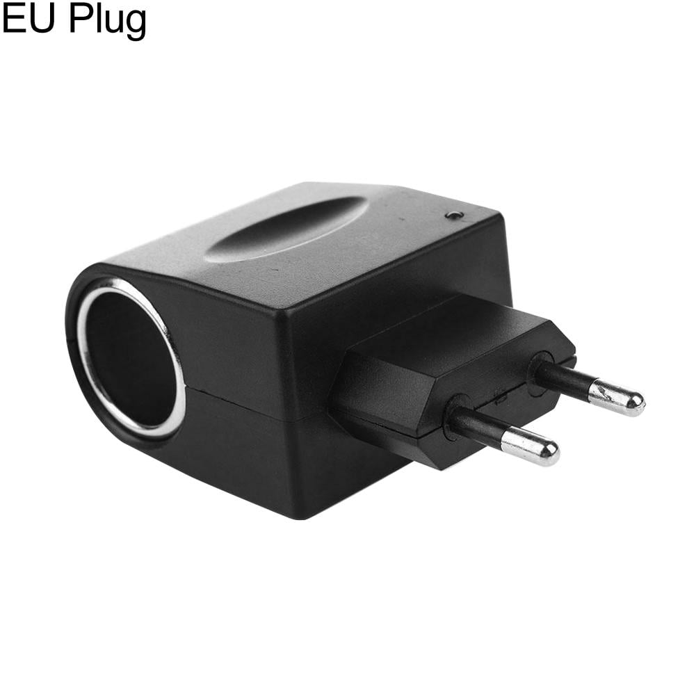 EU/US Standard Car Socket Adapter AC 100-240V 220V to DC 12V Cigarettes ...