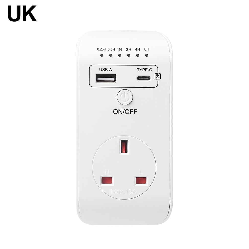 EU US UK countdown timer USB timer switch control digital mini clock ...