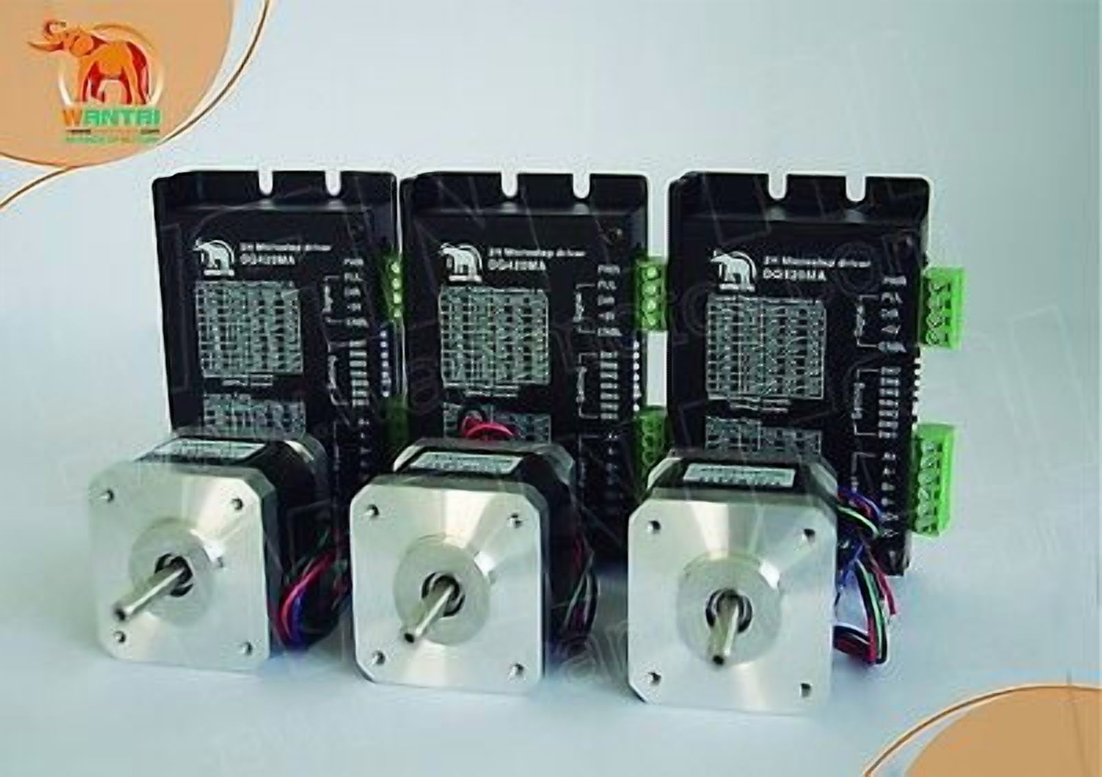 EU ship ! 3Axis-CNC Nema17 Stepper Motor 70oz-in,2.5A & 1.7A,12-36VDC ...