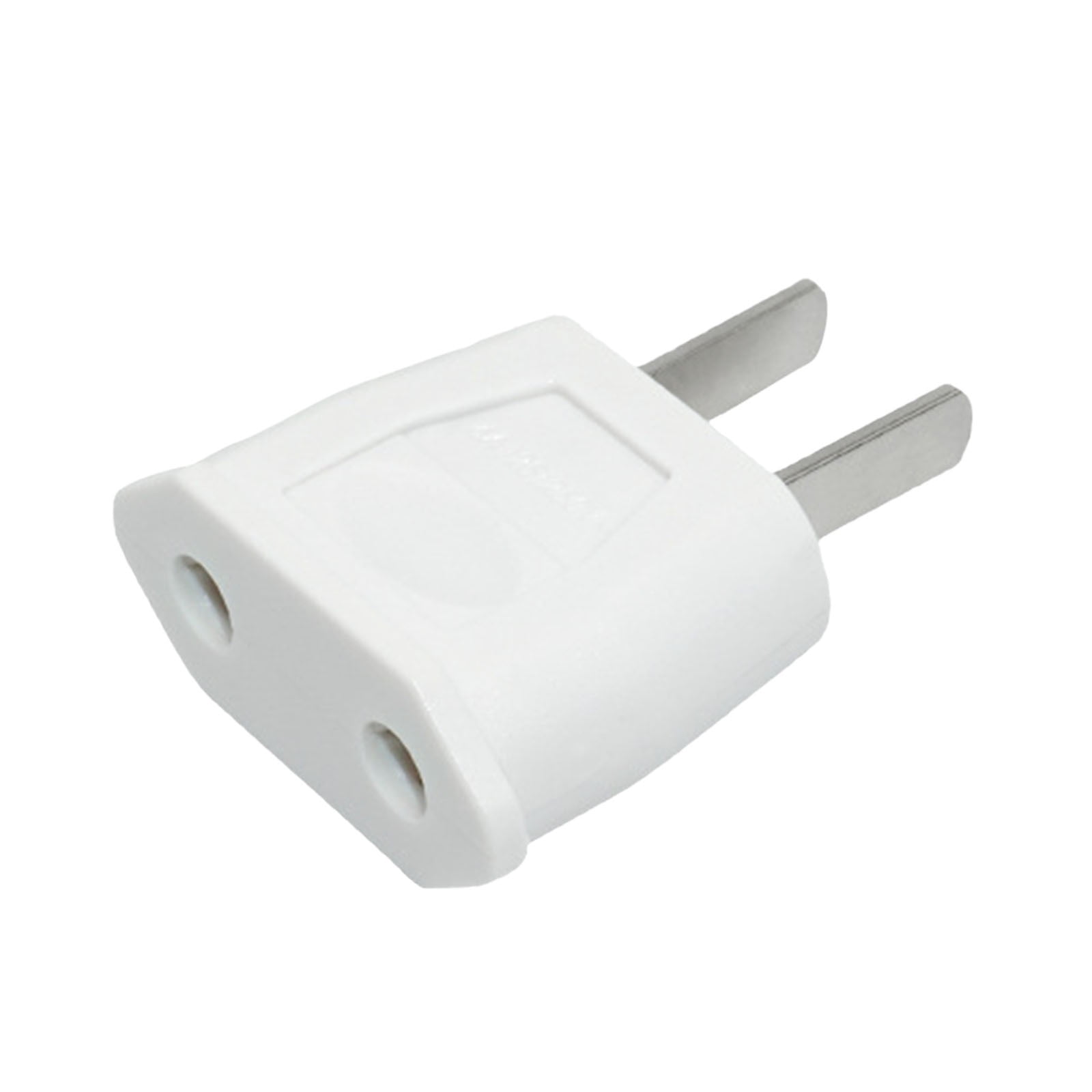 EU to US Travel Plug Adapter - Plastic Voltage Converter - 2-Pin Socket ...