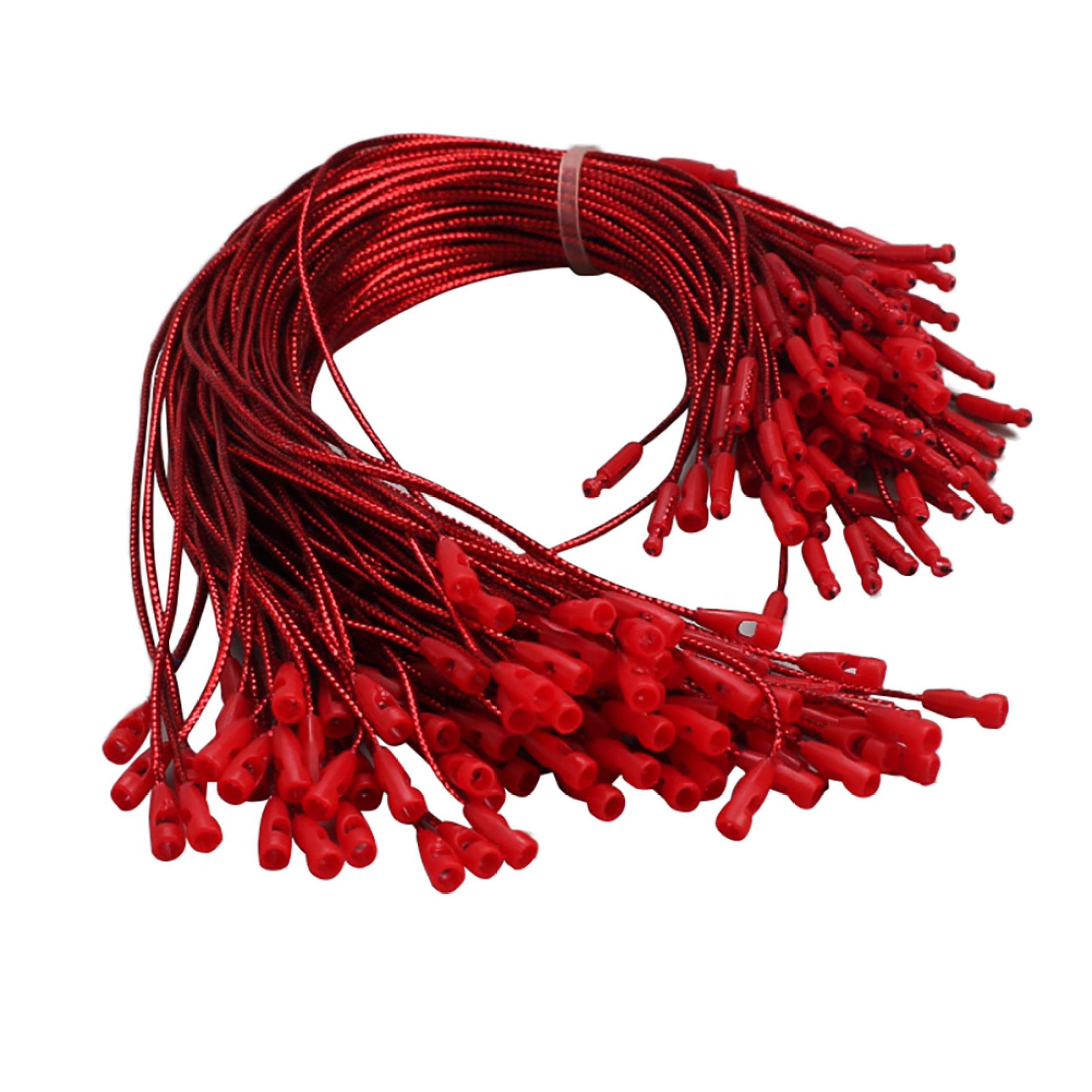 EUBUY 100 Pieces Cotton Hang Tag Clothing Label Tag Pin Rope Line Label ...