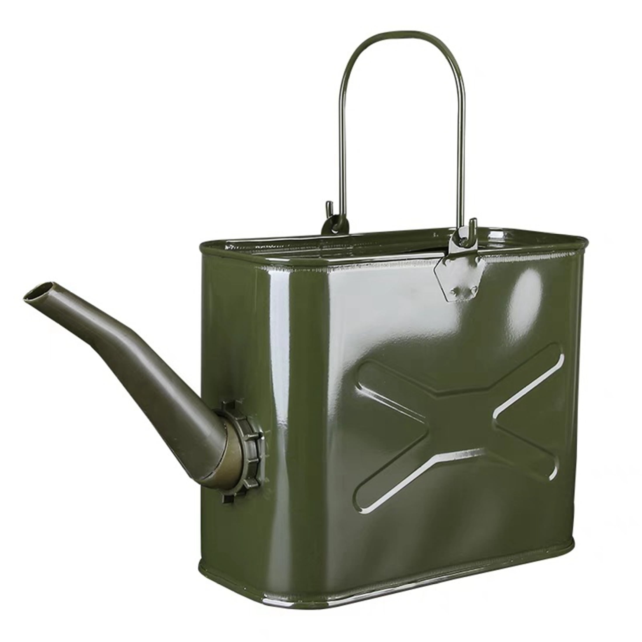 EUBUY 15L Metal Jerry Can with Handle for Water Petrol Oil Water ...
